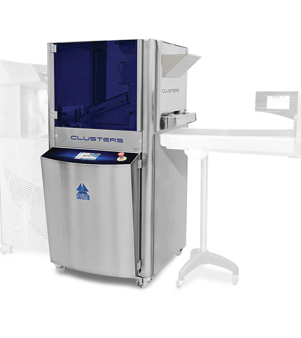 Výroba "shluku" čokolády s oříšky SELMI CLUSTER | CESK